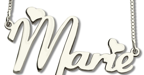 Personalised Cute Name Necklace Sterling Silver - Name My Jewellery